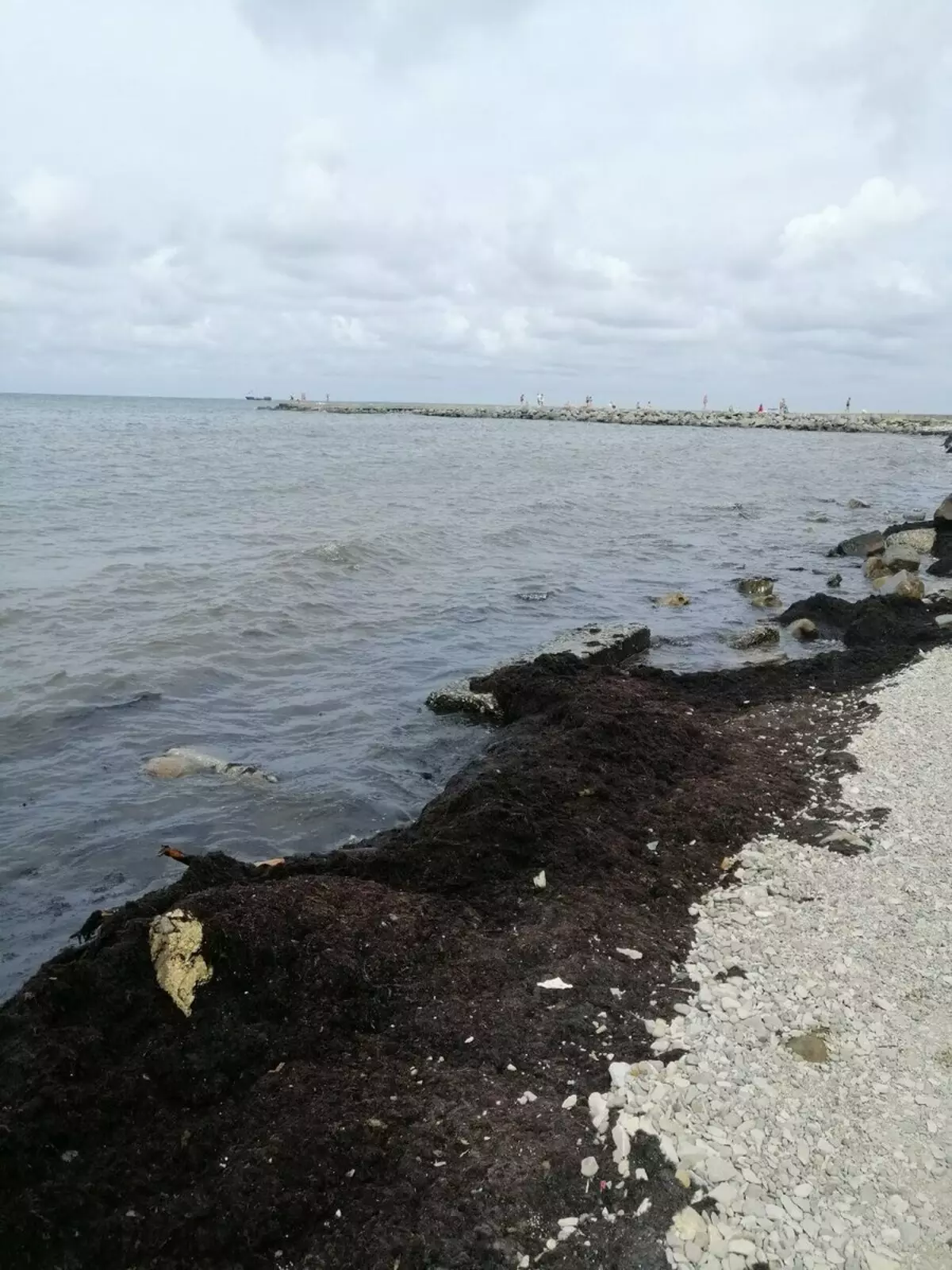 Stapels Tina regs van die strand van losieshuis