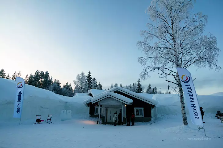 Besøger snedronningen eller hvordan man kommer ind i isen sauna 10237_2