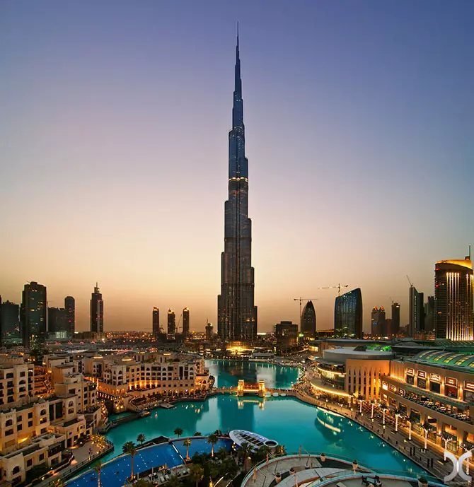 Pandangan Dubai yang lezat