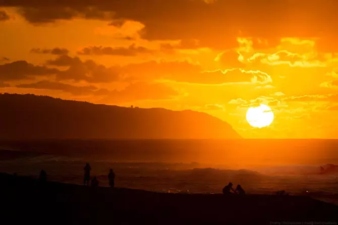 Hawaii frá augnsýn fugla