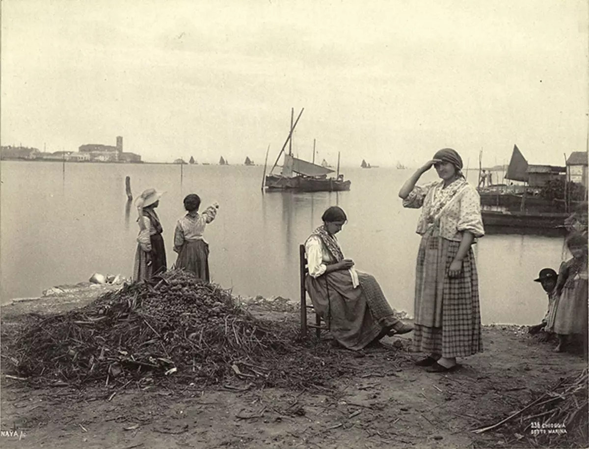 Perjalanan dalam waktu: Venesia 1860-1870 dalam foto 10642_14