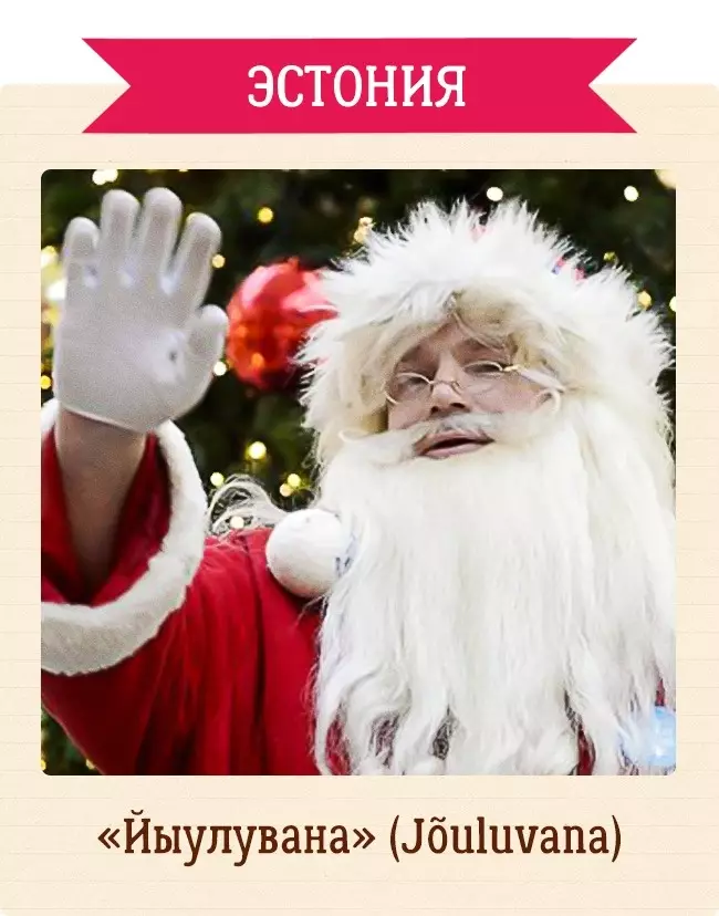 Jaký je název Santa Claus v různých zemích 11238_12