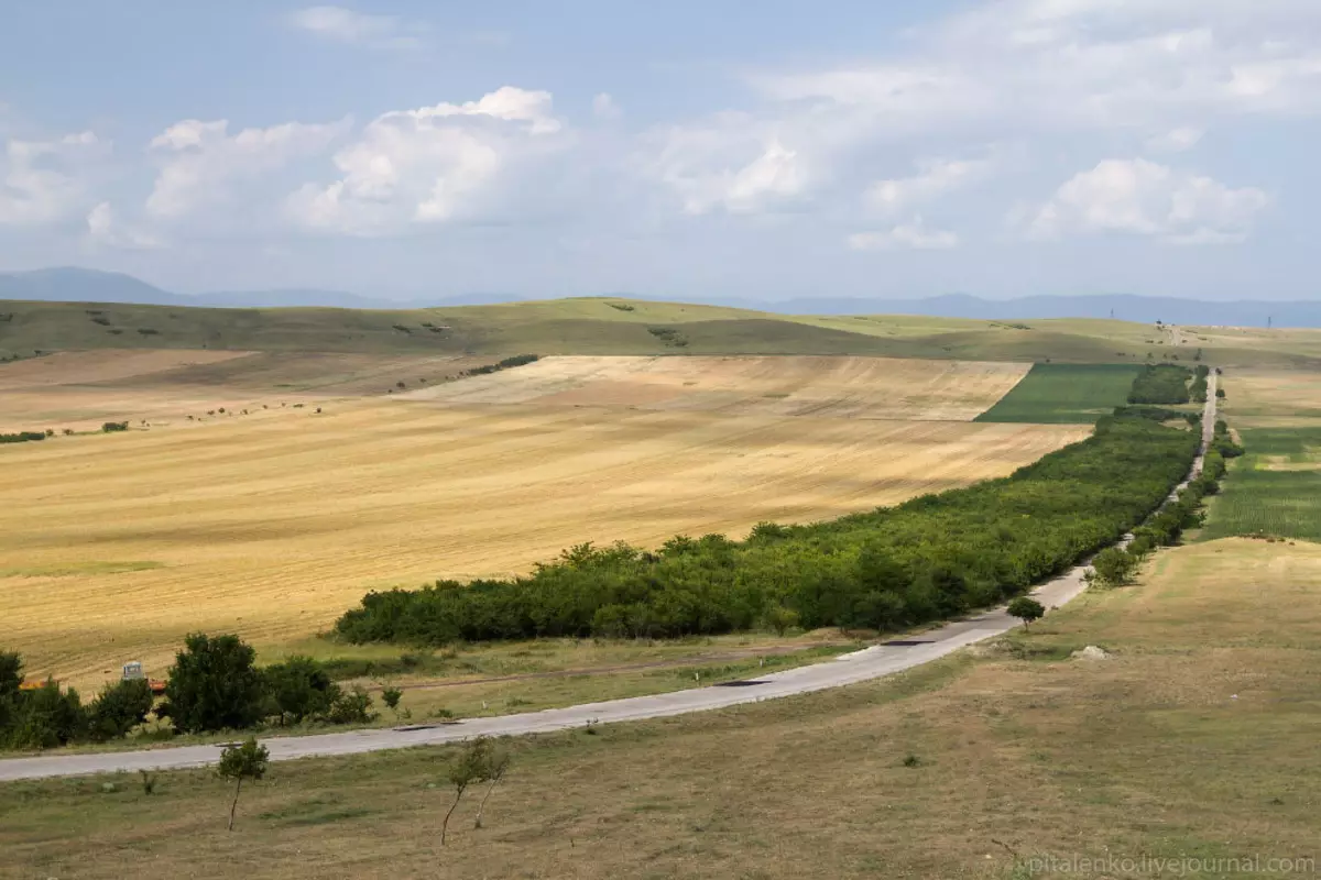 Toupre fwontyè a ak Azerbaydjan Isit la yo se paysages sa yo