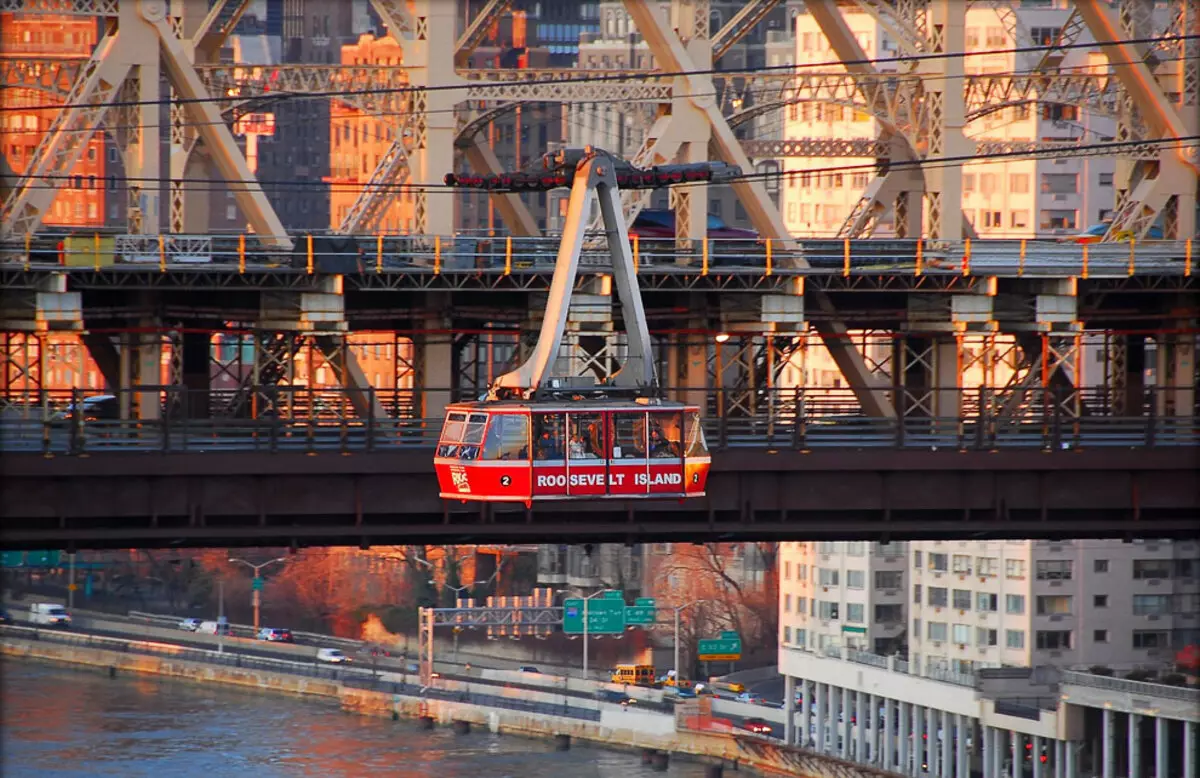 Cable car Manhattan - Roosevelt Island.