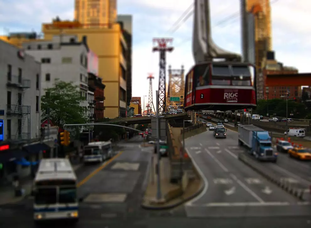 Cable car Manhattan - Roosevelt Island.