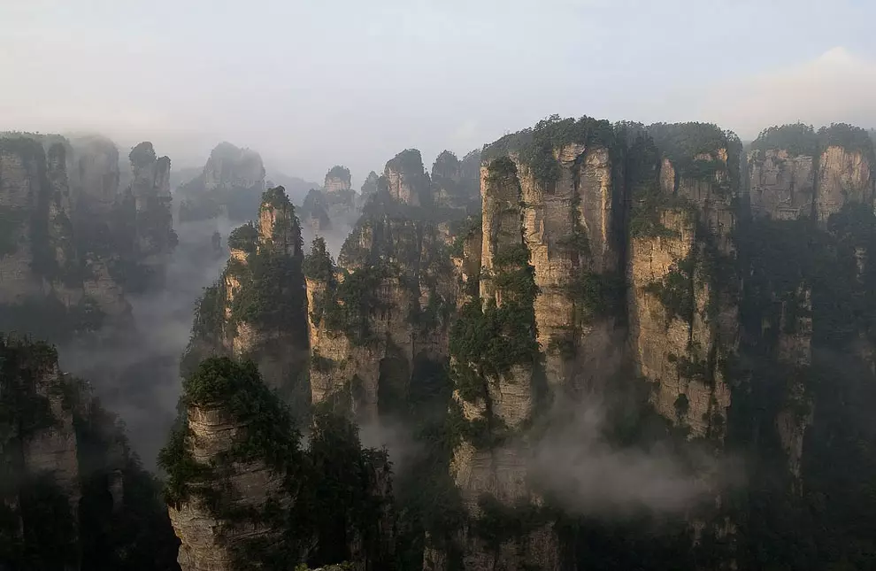 Zhangjiajie Park（中国）の索道