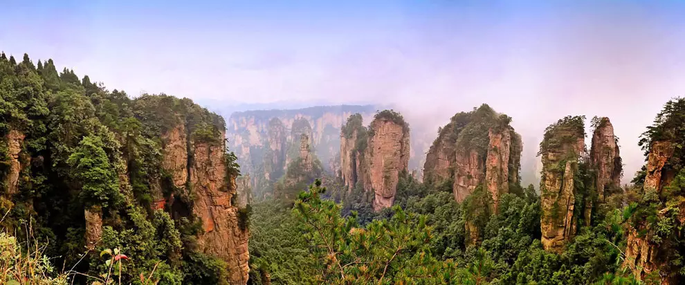 Zhangjiajie Park（中国）の索道