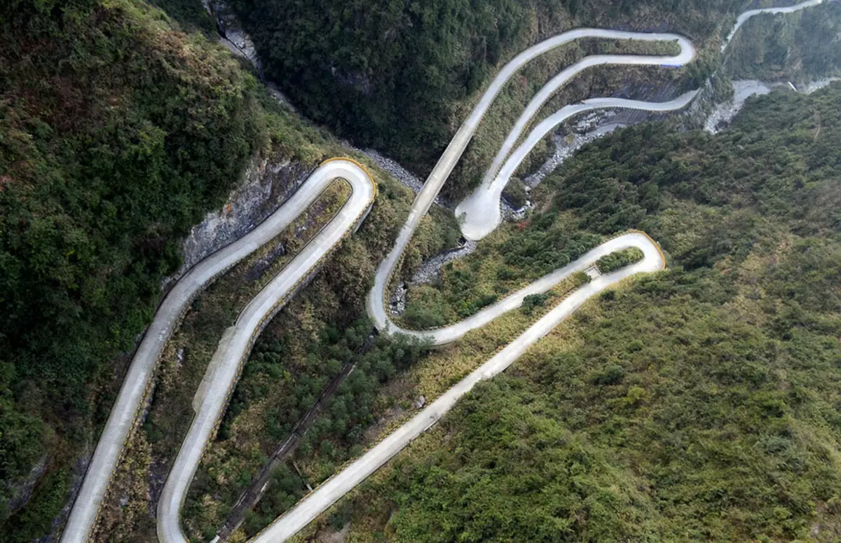 Zhangjiajie Park（中国）の索道