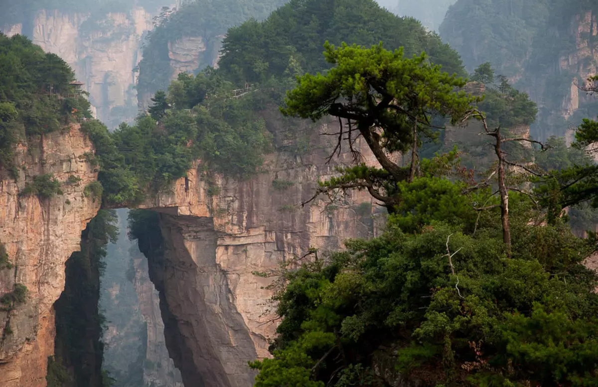 Žičara u parku Zhangjiajie (Kina)