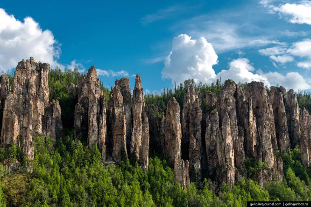 Stâlpii lenți - Pădurea de piatră din Yakutia 2104_5