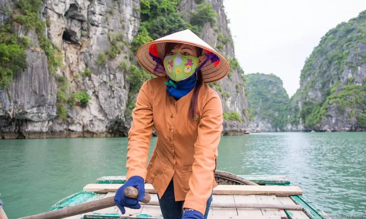 Halong Bucht a Vietnam