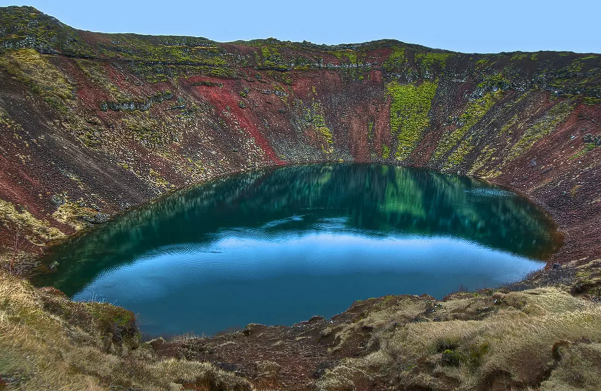 Crater Lake Keriz, Iceland