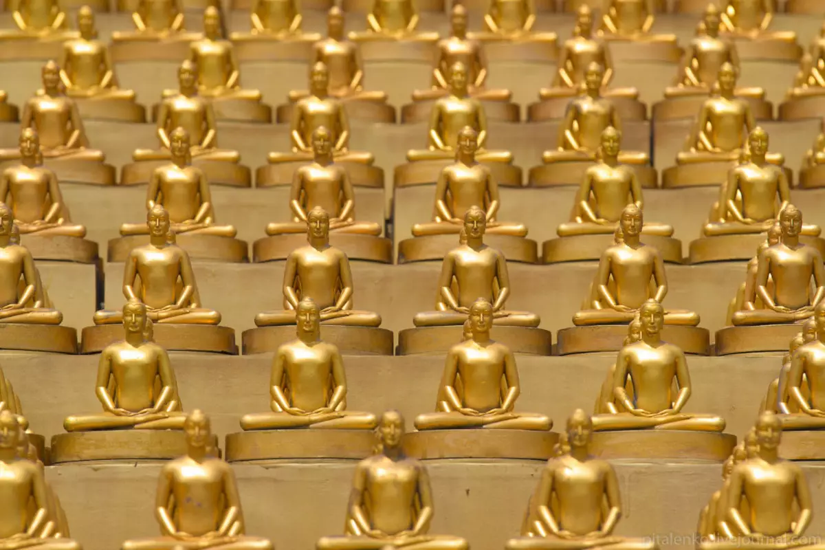 Temple Wat Dhammakaya a Millioun Gold Figuren 3469_8