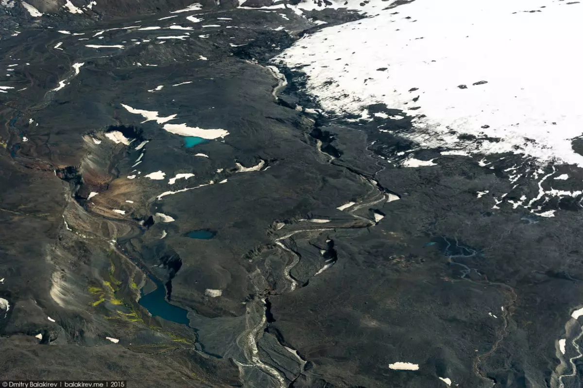 Iceland with airplane