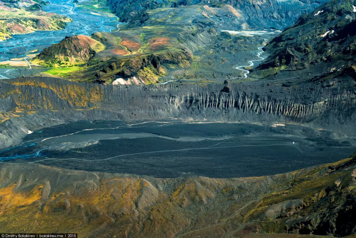 Iceland with airplane