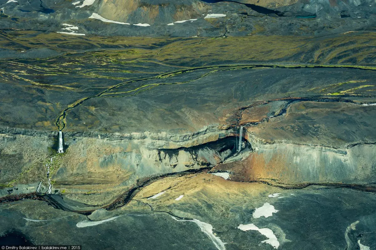 Iceland with airplane