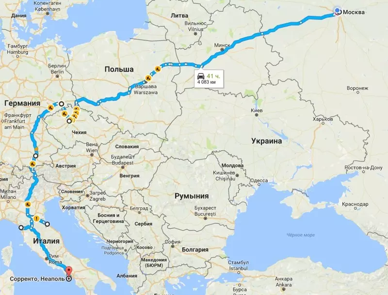 9000 km në Evropë me makinë (histori e detajuar) 7057_1