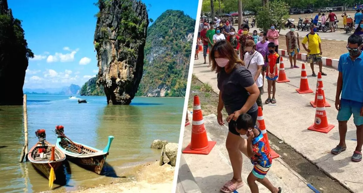 Em Phuket devido à falta de turistas, a fome começou 7782_1