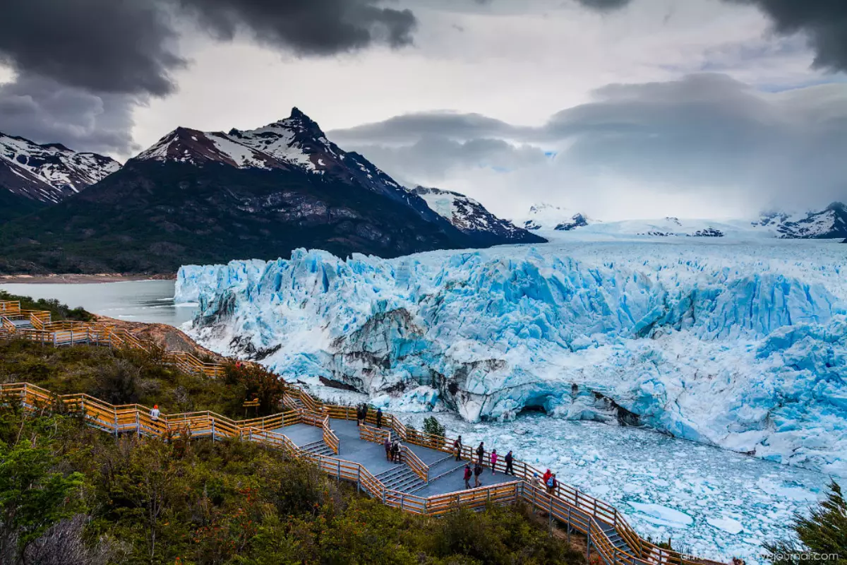 ფანტასტიკური ადგილი არგენტინაში: Perito Moro Glacier 7788_3