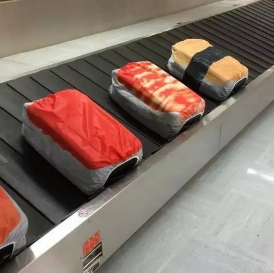 Sushi luggage covers