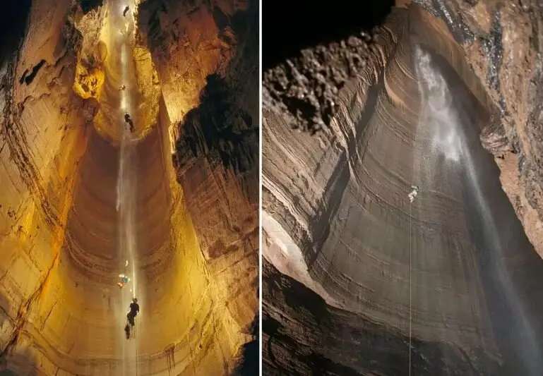 Voronary Cave (Cruber Caves, Crubere-Voronene) - உலகின் ஆழ்ந்த ஆய்வு குகை.