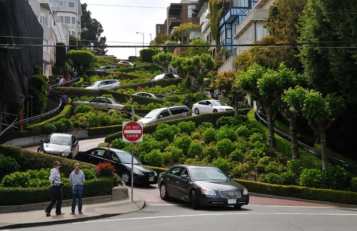 San Francisco'nun dünyanın en eğri sokağı 8379_15