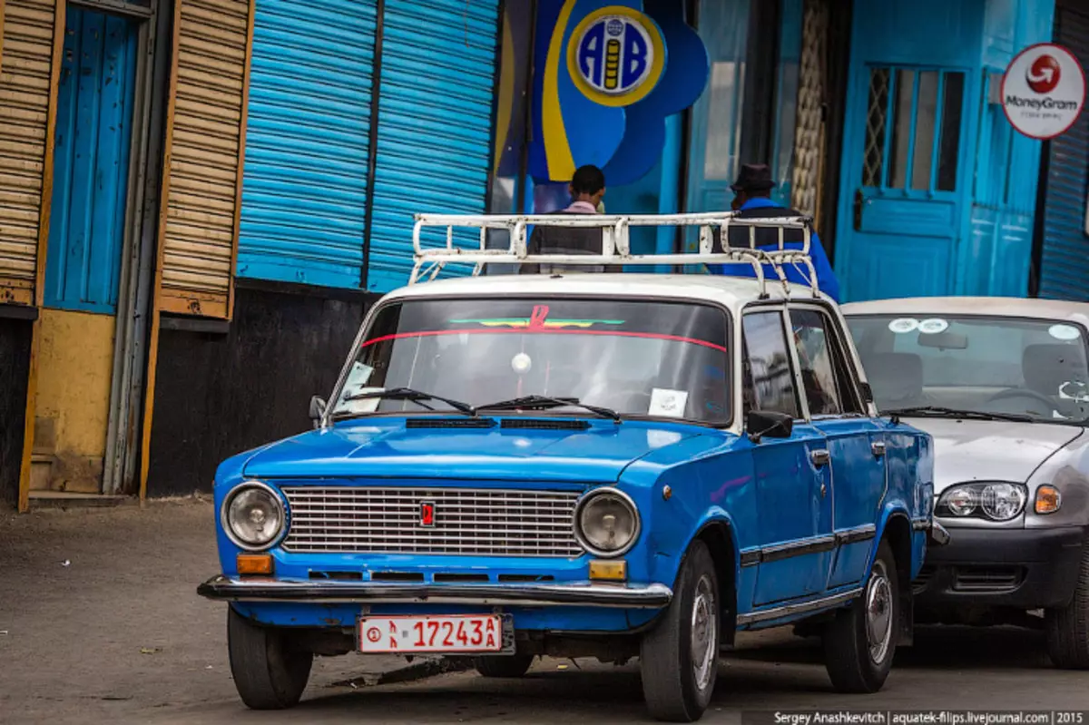 Etiopiano taxi. Vaz-2101. 8536_1