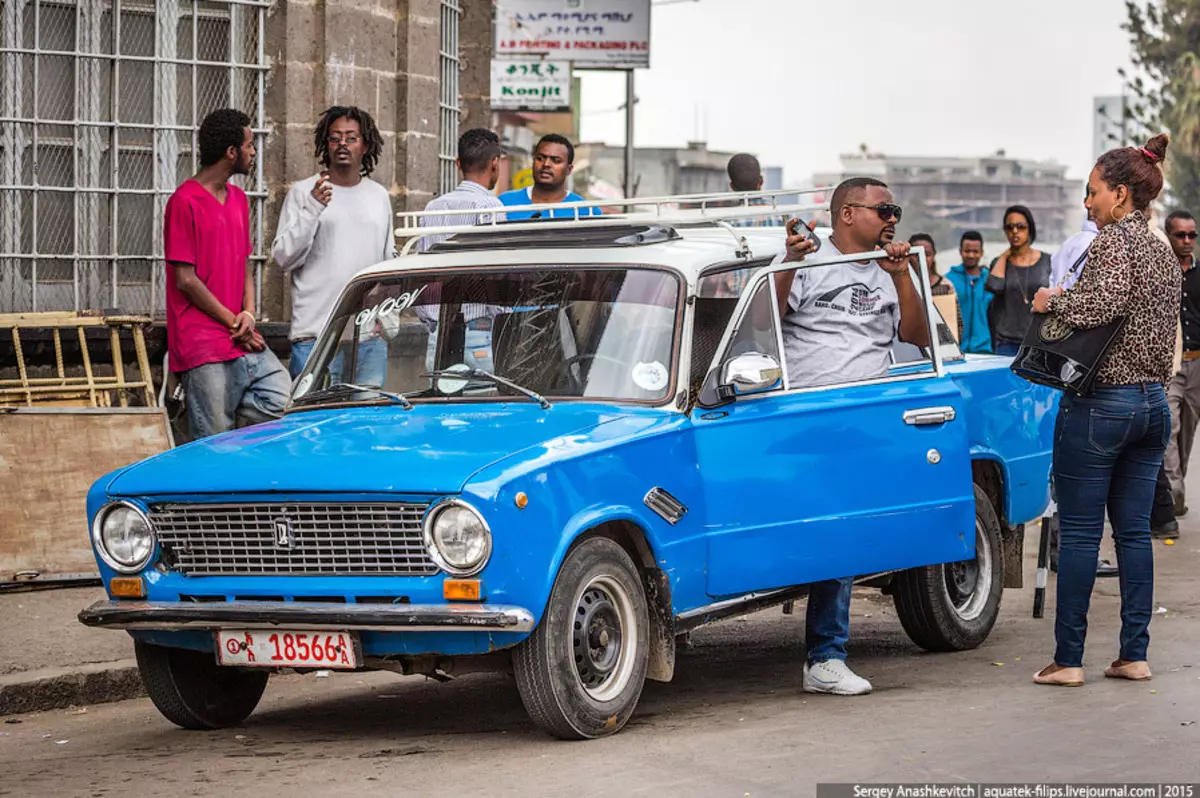 Ethiopiese taxi. Vaz-2101. 8536_13