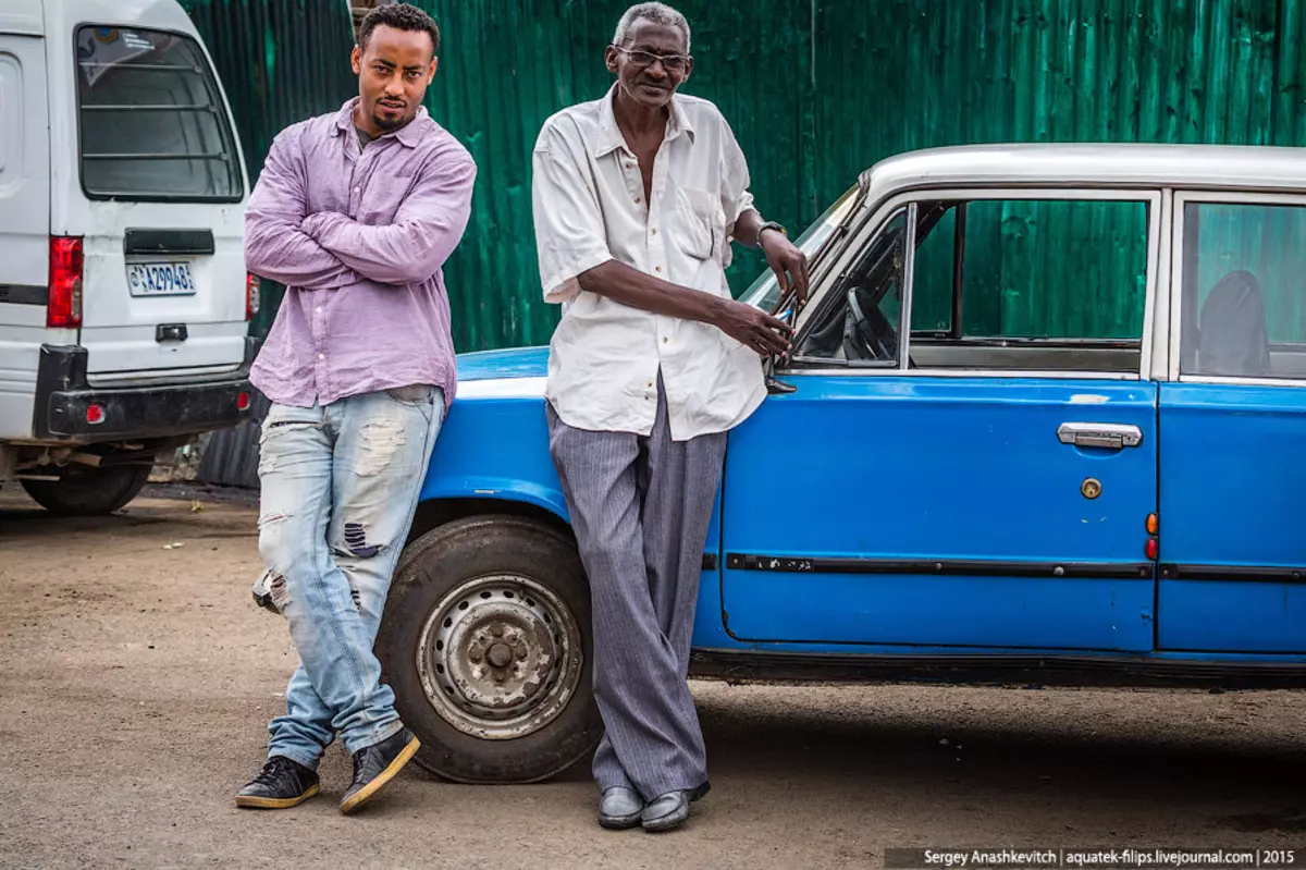 Ethiopiese taxi. Vaz-2101. 8536_2