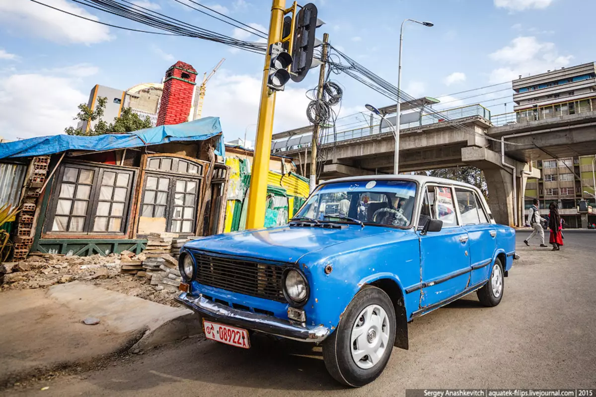 Etiopiano taxi. Vaz-2101. 8536_6