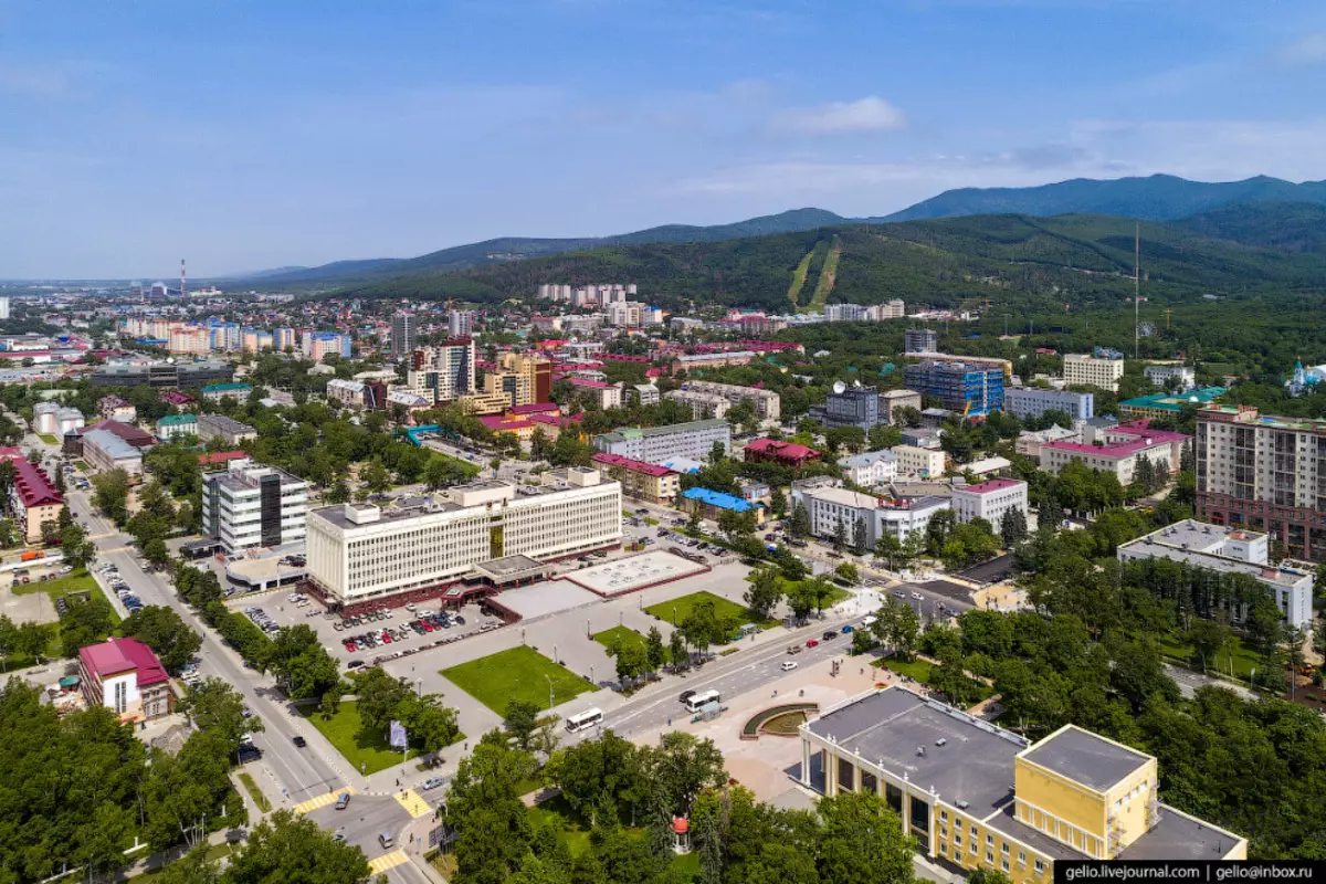 Sakhalinsk del sur desde una altura - una ciudad con un patrimonio japonés 8651_14