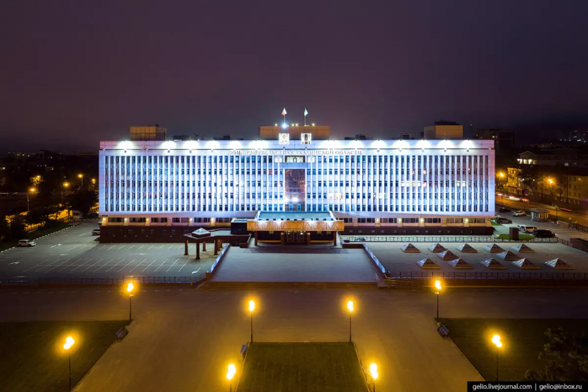 Sakhalinsk del sur desde una altura - una ciudad con un patrimonio japonés 8651_15