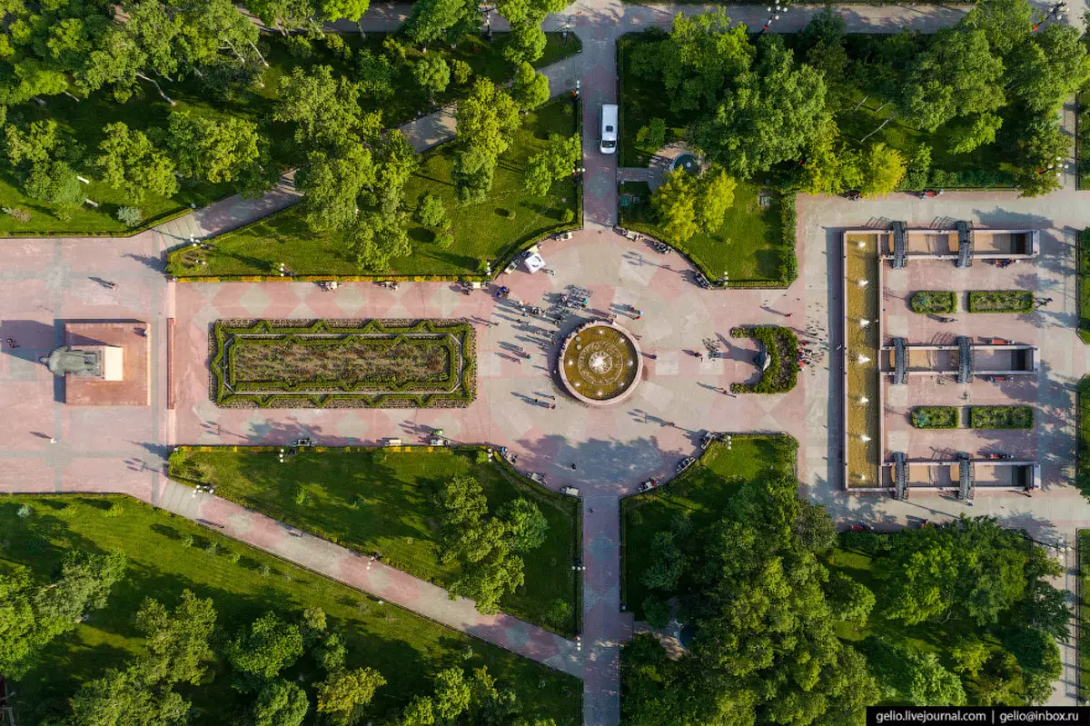 Sakhalinsk del sur desde una altura - una ciudad con un patrimonio japonés 8651_9