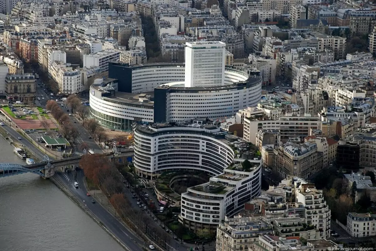 Vistas de París desde a altura da Torre Eiffel