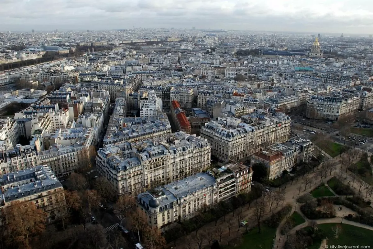 Vistas de París desde la altura de la Torre Eiffel. 8712_5