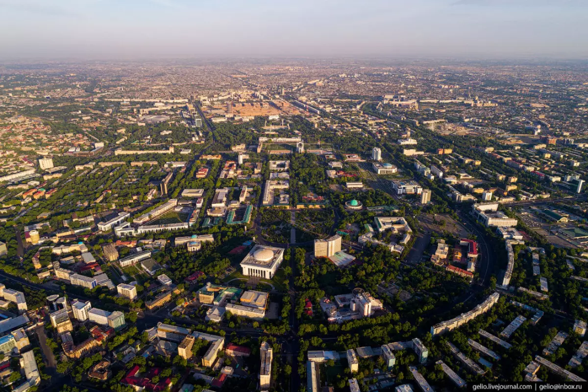 Tashkent vun der Héicht: déi gréisst Stad an der Zentralasien 8865_18