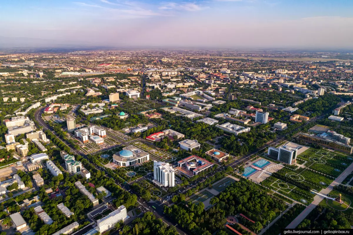 Tashkent daga tsawo: birni mafi girma a tsakiyar Asiya 8865_3