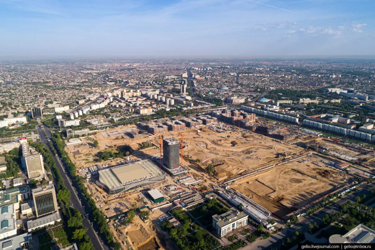 Konstruksie van die Tashkent City-kompleks