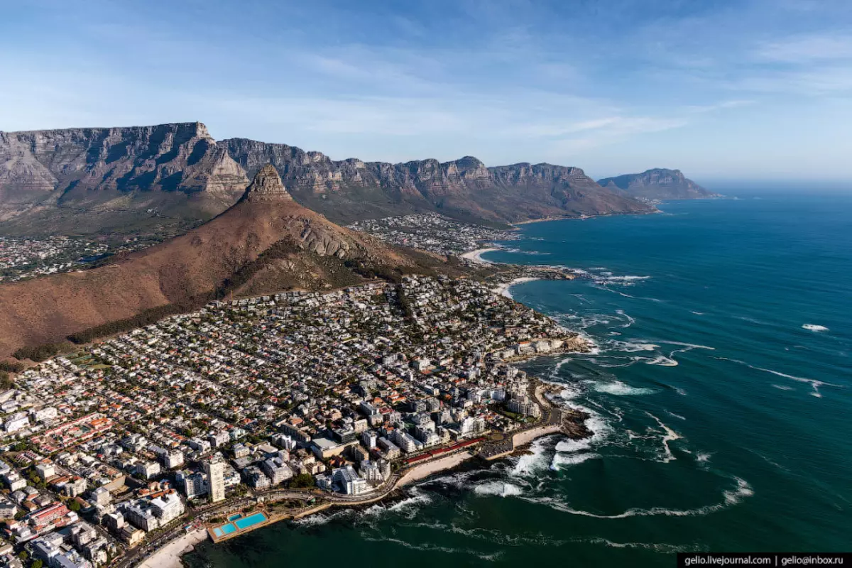 Cape Stad vun der Héicht: Déi schéinste Stad vun Afrika 8901_14