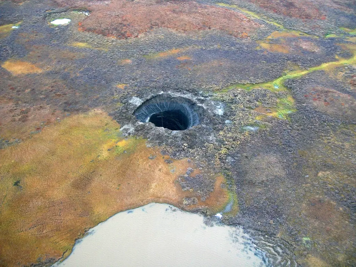 Yamal krātera noslēpums: zinātnieki uzzina cēloņus veidošanās milzu caurumu 906_1