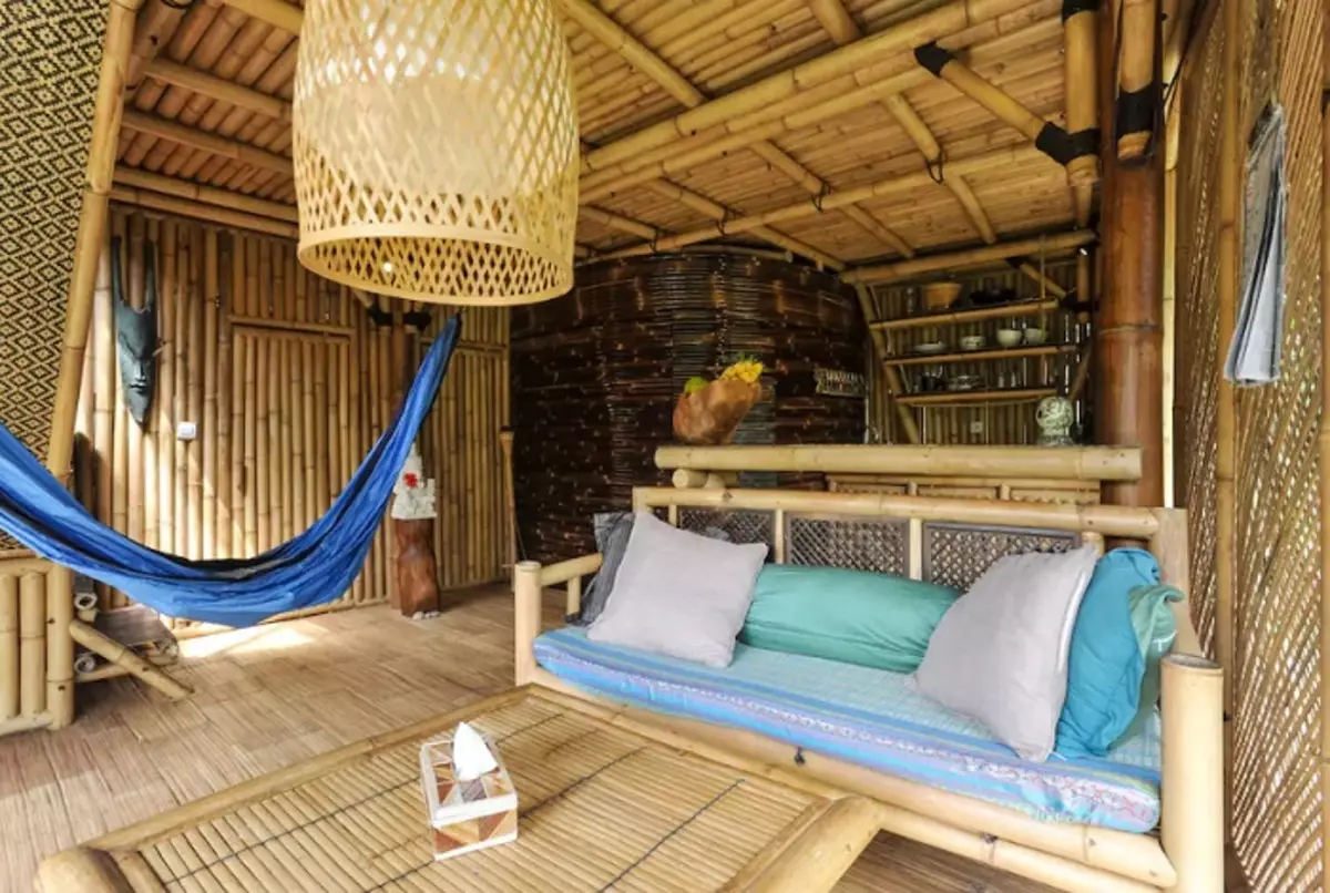 Living room Eco-house (Bali).