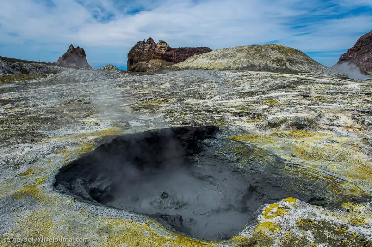 Wight Island - Súkromná sopka uprostred oceánu