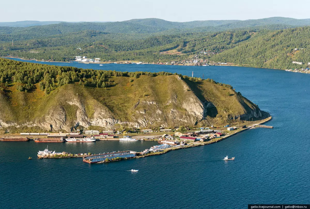 Le village de Baïkal est l'élément de fin du chemin de fer Krug-Baikal.