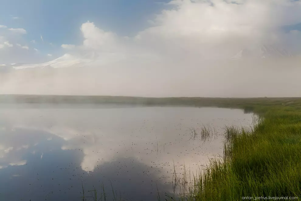 Snow-white fog altai. 9593_4