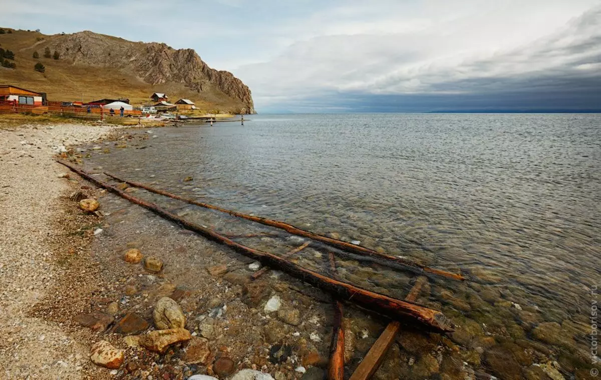 Kaéndahan Lake Baikal sareng Olkhon