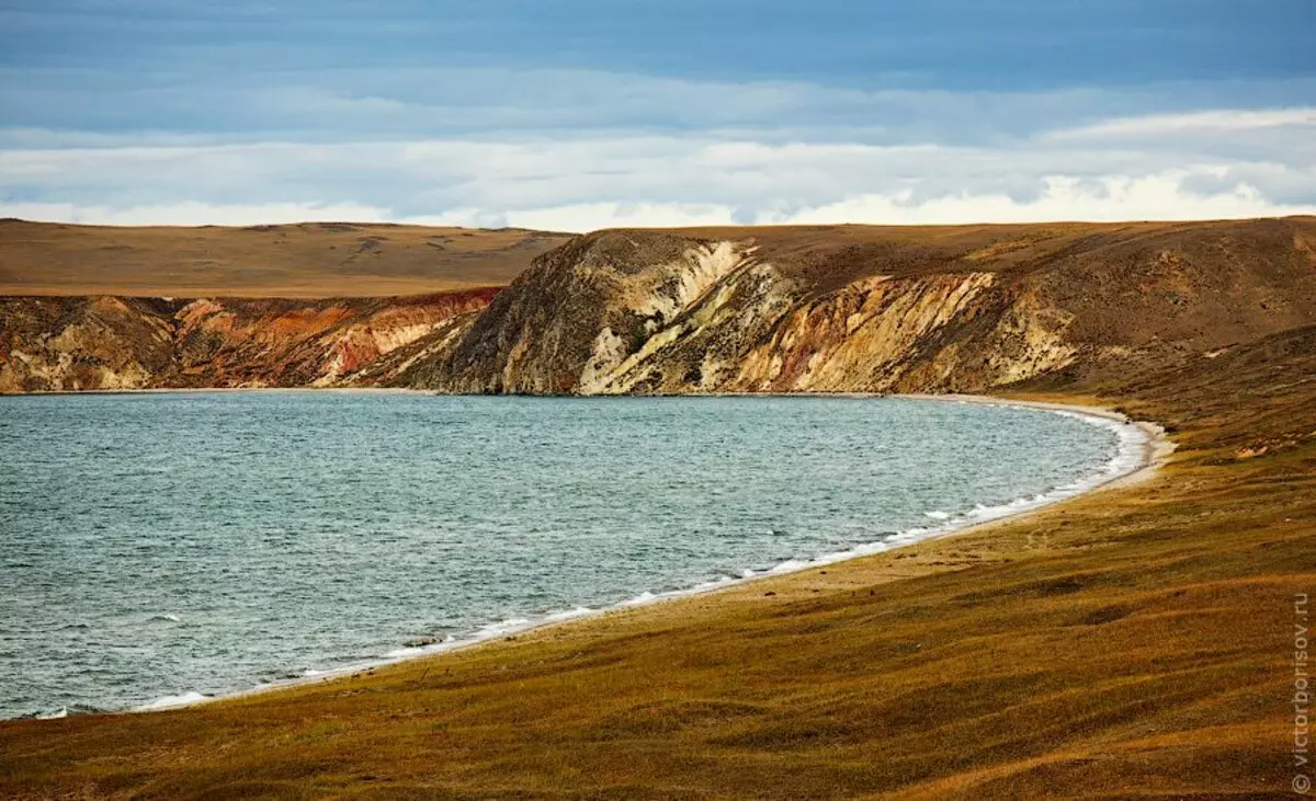 Skönhet Lake Baikal och Olkhon Islands