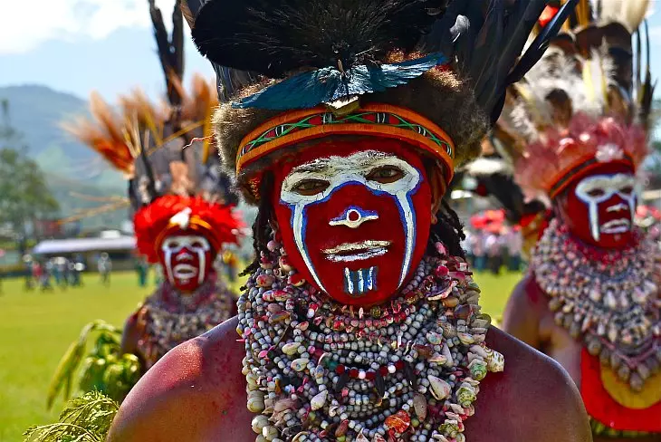 Papuans multicolores de Papouasie Nouvelle-Guinée 9661_1