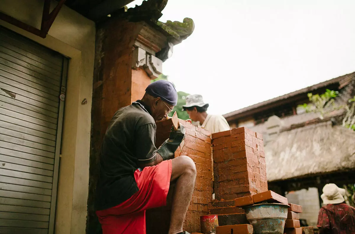 Projeto da foto sobre a ilha de Bali