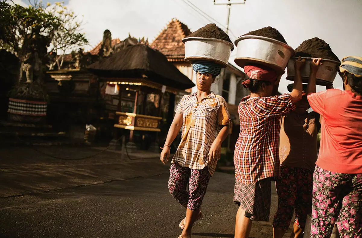 Projeto da foto sobre a ilha de Bali