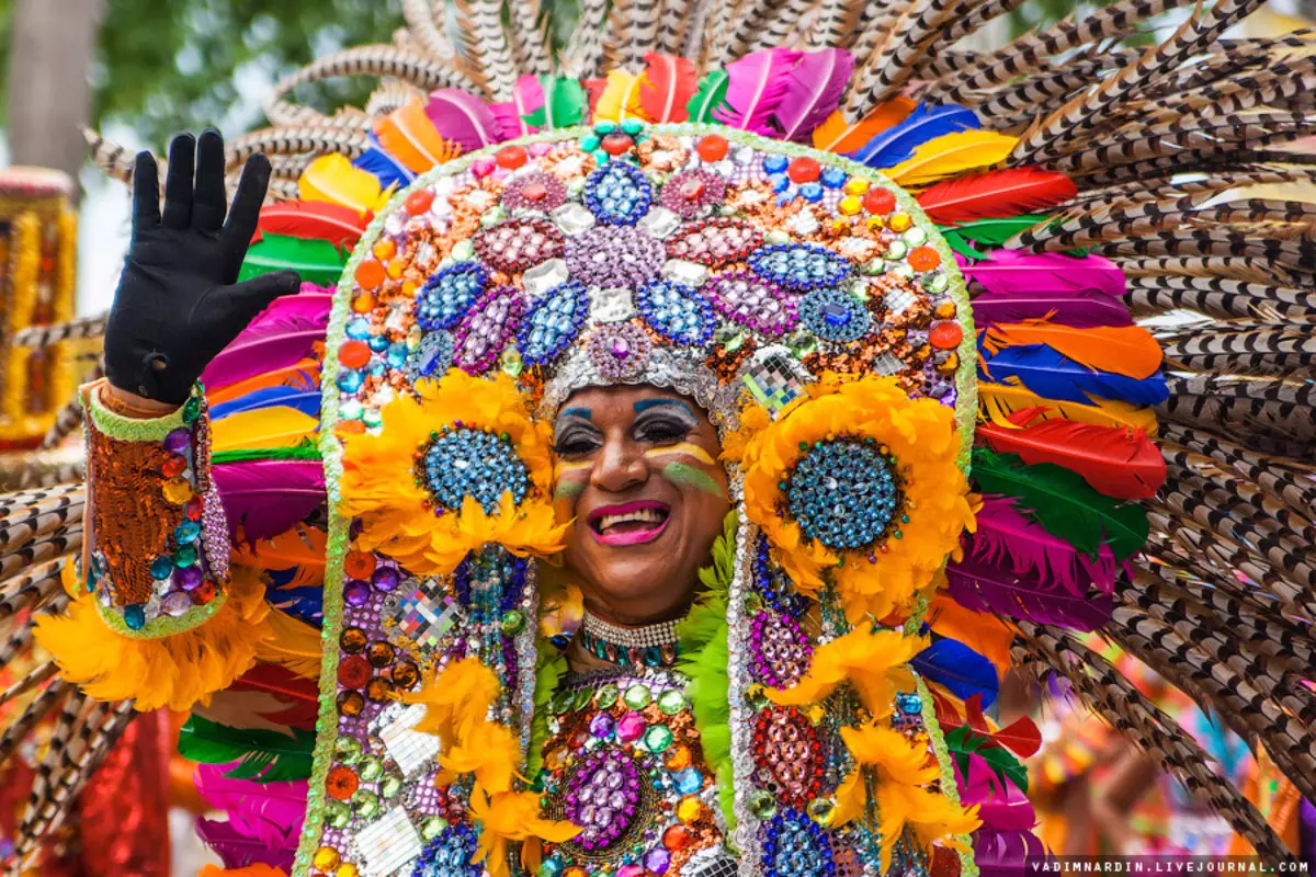 Tutti i colori dell'arcobaleno sul Carnevale in Repubblica Dominicana 9917_7